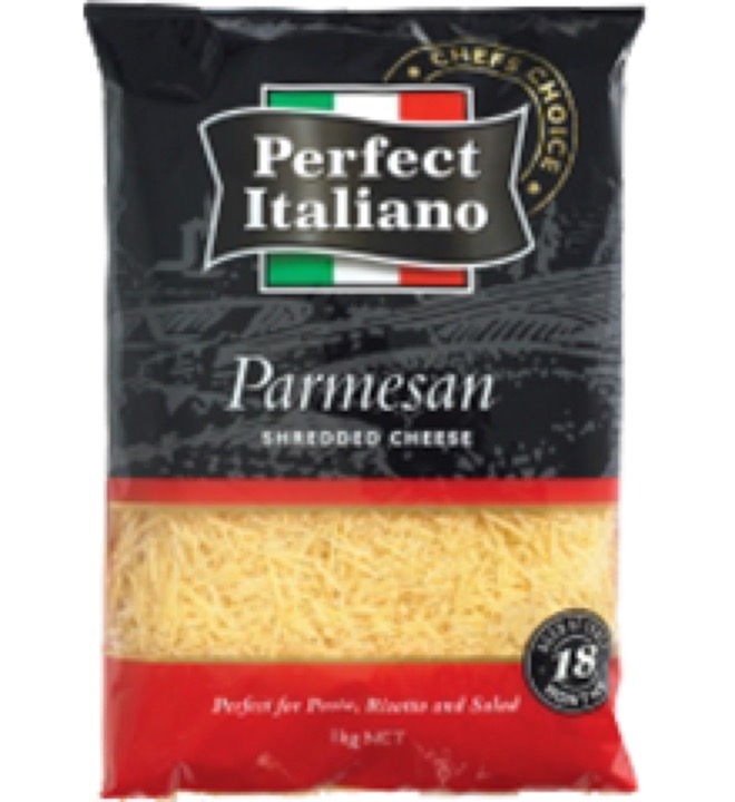 Linmick Distributors | Cheese – Perfect Italiano Shredded Parmesan 1kg